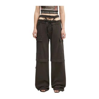 Ottolinger Ottolinger - Pantalon Cargo Baggy - Femme - Jeans - Brun - Taille: 36 FR