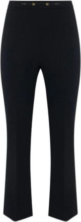 Elisabetta Franchi Pantaloncini cropped - Femme - Pantalons - Noir - Taille: 36 FR