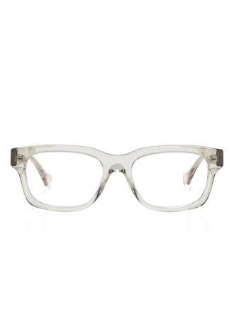 Gucci lunettes de vue &agrave; monture carr&eacute;e - Blanc