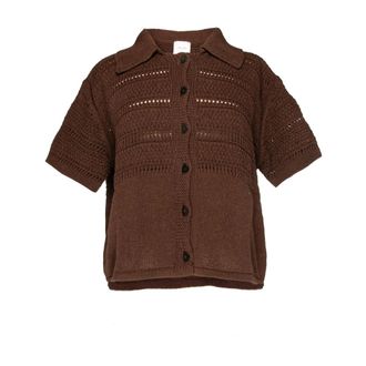 Alysi Damen, Strickwaren, Braun, MGr&ouml;&szlig;e