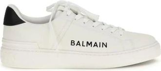 Balmain Homme, Chaussures, Blanc, Taille: 41 EU Bos Taurus Low Top Baskets