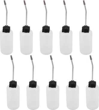 BESTONZON 10st&uuml;cke Pack &Ouml;lspender Mit Eisend&uuml;se Nachf&uuml;llbare &Ouml;lflasche F&uuml;r N&auml;hmaschinen Pr&auml;zise &Ouml;lverteilung F&uuml;r N&auml;harbeiten