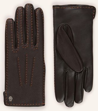 Roeckl Lederhandschuhe Nottingham braun