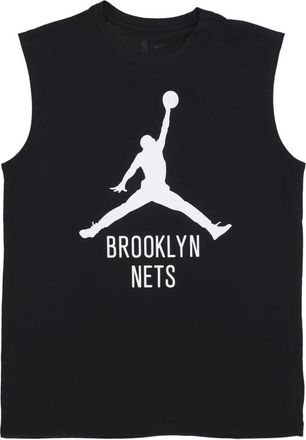 Nike Jordan Brooklyn Nets Basketball Tee Schwarz - - Sport - Herren - Schwarzk - XL
