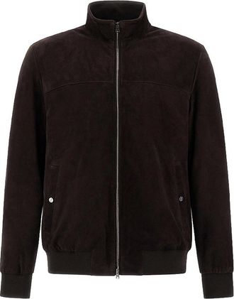 Herno Lederjacke - Braun