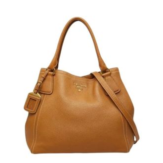 Prada Pre-owned Vintage Shoulder Tote - Femme - Pre-owned - Brun - Taille: ONE Size