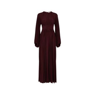 Zimmermann Robe fronc&eacute;e &agrave; manches chauve-souris Luna
