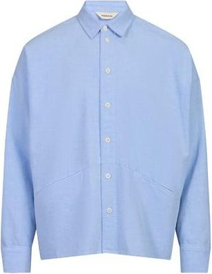 Thinking Mu Chemise ample boutonn&eacute;e unie
