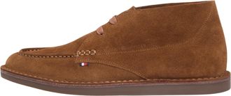 Tommy Hilfiger Herren Hilfiger Stitchdown Suede Chukka Fm0Fm05691 Niedrige Stiefel, Brown (Coconut Grove), 44.5 EU