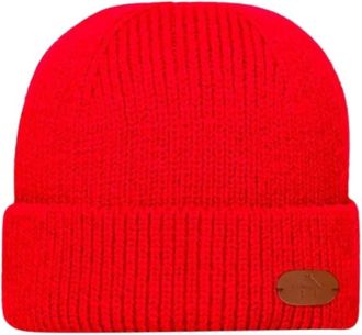 Cabaia Elegante Beanie Winterm&uuml;tze Rot - - Accessories - unisex - Rot - ONE SIZE