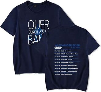 Generic Alexander Eder Quer durch die Bank Tour 2026 Merch T-shirt col rond manches courtes, 04, XXL