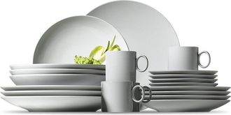Thomas Loft Set No 1, Geschirr, Porzellan, Weiss, Sp&uuml;lmaschinenfest, 16-tlg., 18843