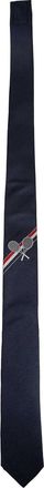 Thom Browne RWB Tennis Icon Jacquard Tie
