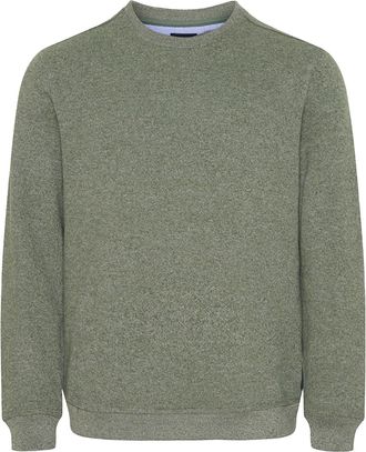 Sea Ranch Herren Sweatshirt Winston Unifarben - Longsleeve-Pullover mit Rundhalsausschnitt in Leaf Green Gr&ouml;&szlig;e XL