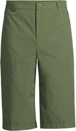 Lands End Bermuda-Shorts, Herren, Größe:52-54 regular, Grün, Baumwolle, by Lands End