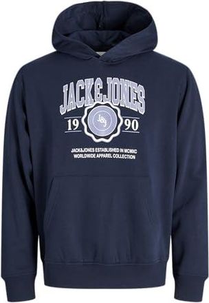 Jack & Jones Sweat &agrave; Capuche Jjmako pour Homme, Sky Captain, L