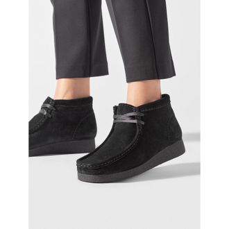Clarks Schn&uuml;rschuhe Clarks WallabeeEvoBt 261747434 Schwarz