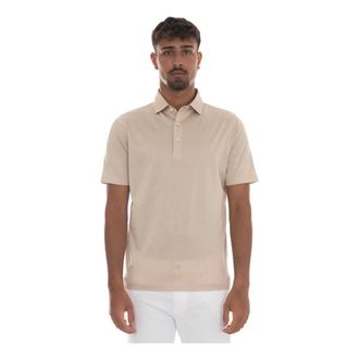 Gran Sasso Kurzarm-Polohemd - - Tops - Herren - Beige - L