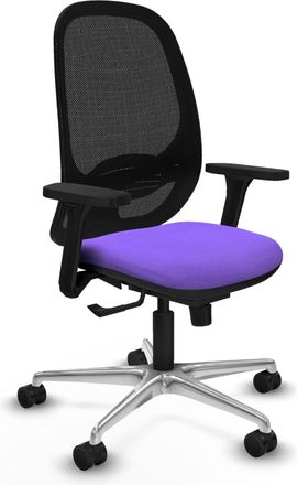 Piqueras y Crespo B&uuml;rostuhl mit R&uuml;ckenlehne aus zylindrischem Netzgewebe mit 3D-Armen, h&ouml;henverstellbare Lendenwirbelst&uuml;tze, ausgestattet mit 3 Positionen und Schneides