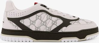 Gucci Re-Web leather sneakers - GUCCI - gender_Man