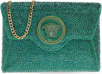 Versace Femme, Sacs, Vert, Taille: ONE Size La Medusa Mini Clutch