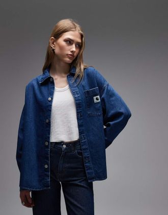 Carhartt Work in Progress Alta - Jeanshemd in Blau