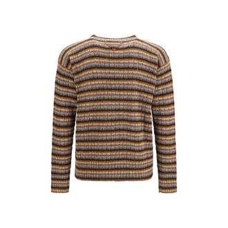 Prada Mens Multicolor Wool Oves Aries Sweatshirt Clothing