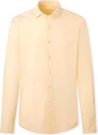 Hackett Herren Brushed Lthr Belt Shirt, Gelb (Hellgelb), M