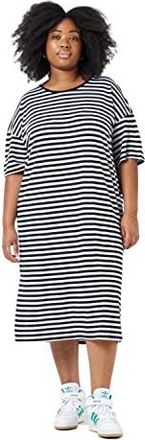 Noisy May Noisy May Nmmayden Robe Courbe 2/4, Noir/Rayures : BW, 48 Femme