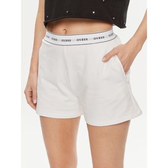 Guess Pyjamashorts Carrie O4GD02 KBS91 Wei&szlig; Loose Fit