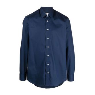 Etro Roma Oxford Cotton Shirt - - Shirts - Herren - Blau - M