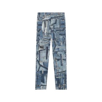 Roberto Cavalli Patchwork Skinny Jeans Kollektion - - Jeans - Damen - Blau - 2XL