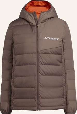 ADIDAS TERREX Adidas Terrex Terrex Multi Light Down Climawarm Kapuzenjacke braun
