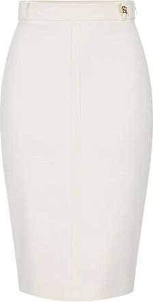 Elisabetta Franchi Femme, Jupes, Beige, Taille: 40 FR Pencil Skirts