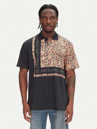 Just Cavalli Poloshirt 78OAGE15 Schwarz Regular Fit