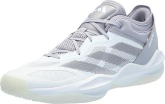 adidas Adidas Unisex Adizero Select 2.0 Basketball Sneaker, White/Glory Grey/White, 4.5 US Men