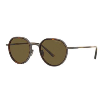Giorgio Armani Gunmetal/Dark Brown Sonnenbrille AR 6144 - - Accessories - Herren - Braun - 49 MM