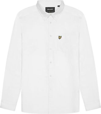Lyle & Scott Ls gewebtes Hemd, schlichtes Oxford-Hemd in 626 Wei&szlig;