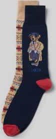 Ralph Lauren Socken mit B&auml;renmotiv im 2er-Pack