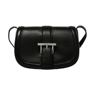 Alexander McQueen Schwarze Leder Umh&auml;ngetasche - - Bags - Damen - Schwarzk - ONE SIZE