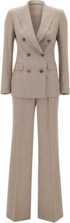Tagliatore Parigi Anzug - - Jackets - Damen - Beige - S