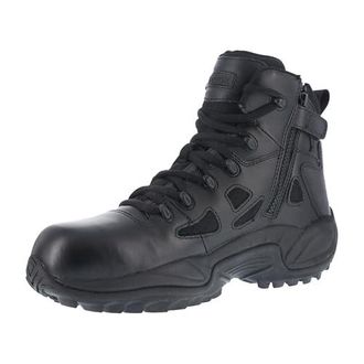 Reebok Bottines à réponse rapide pour homme avec fermeture éclair latérale, 15,2 cm, marron clair, taille 48 EU, Noir, 9.5-M US mens