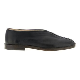 Christophe Lemaire Homme, Chaussures, Noir, Taille: 45 EU Mocassins Plats Passepoil&eacute;s