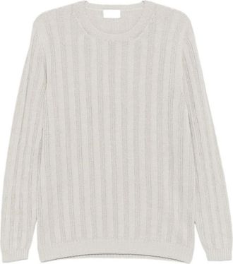 Scaglione Homme, Pulls, Blanc, Taille: M Usl053 Maille ras du cou