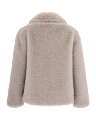 Max Mara Faux-Fur Jacket - Beige