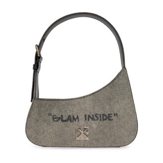 Off-white Femme, Sacs, Gris, Taille: ONE Size Sac Bandouli&egrave;re Jitney