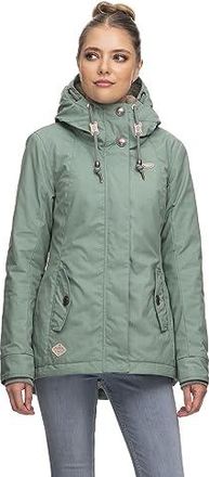 Ragwear Monade Streetwear Veste pour femme 100 % v&eacute;g&eacute;talien, Dusty Green, XL
