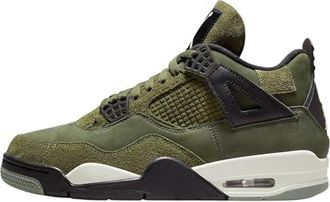 Air Jordan 4 Retro Se Craft Chaussures pour homme, Olive moyenne/vanille pâle, 39.5 EU