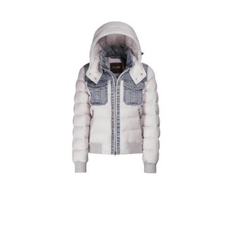 Moorer Femme, Vestes, Blanc, Taille: 36 FR Leslie Bomber Jacket