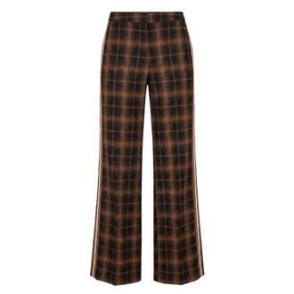 Trussardi Weite Hose mit Schottenkaro - - Trousers - Damen - Braun - S